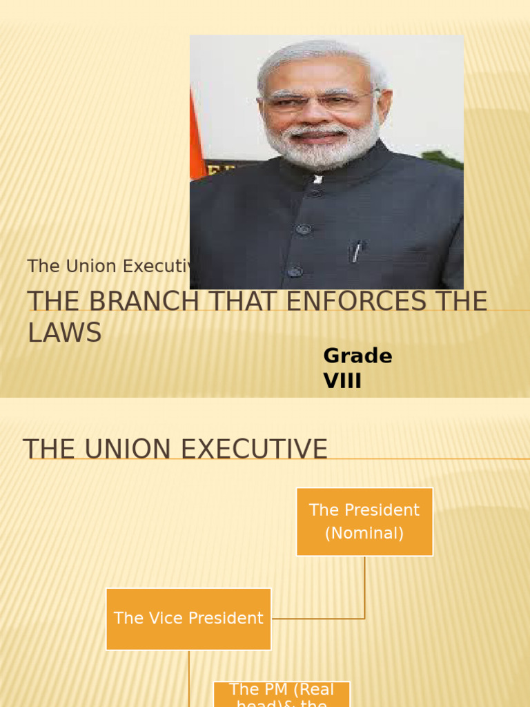 The union executive | PDF | Separation Of Powers | Public Law