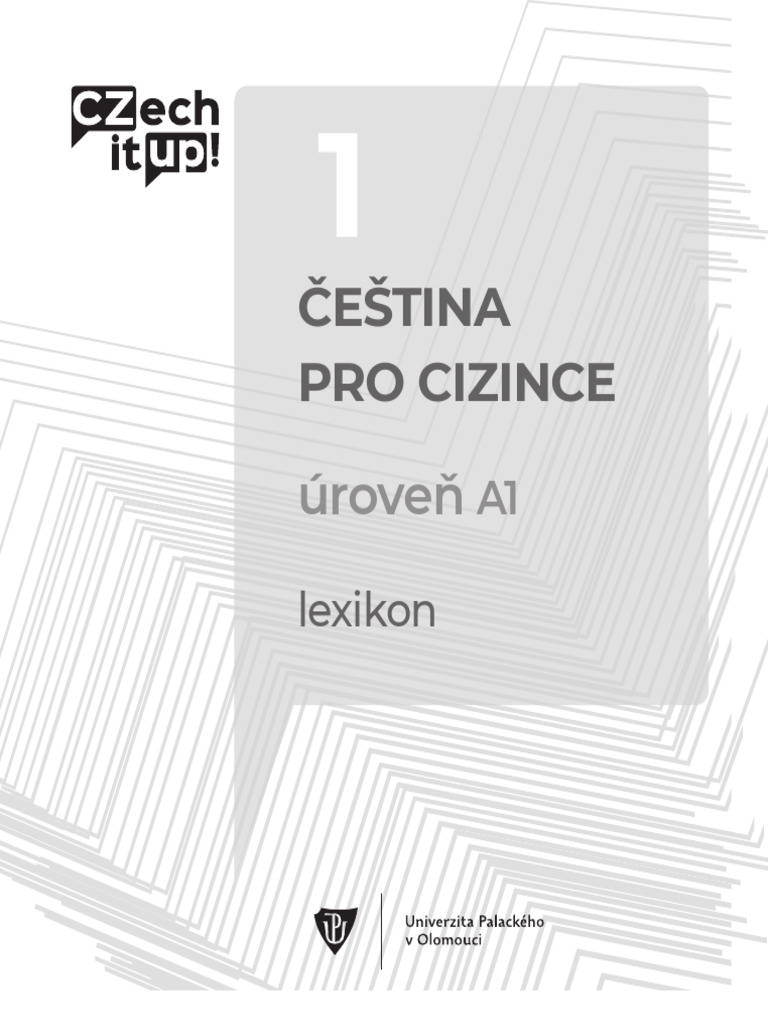 Czech It UP! 1 A1. Slovní Zásoba A1 | PDF