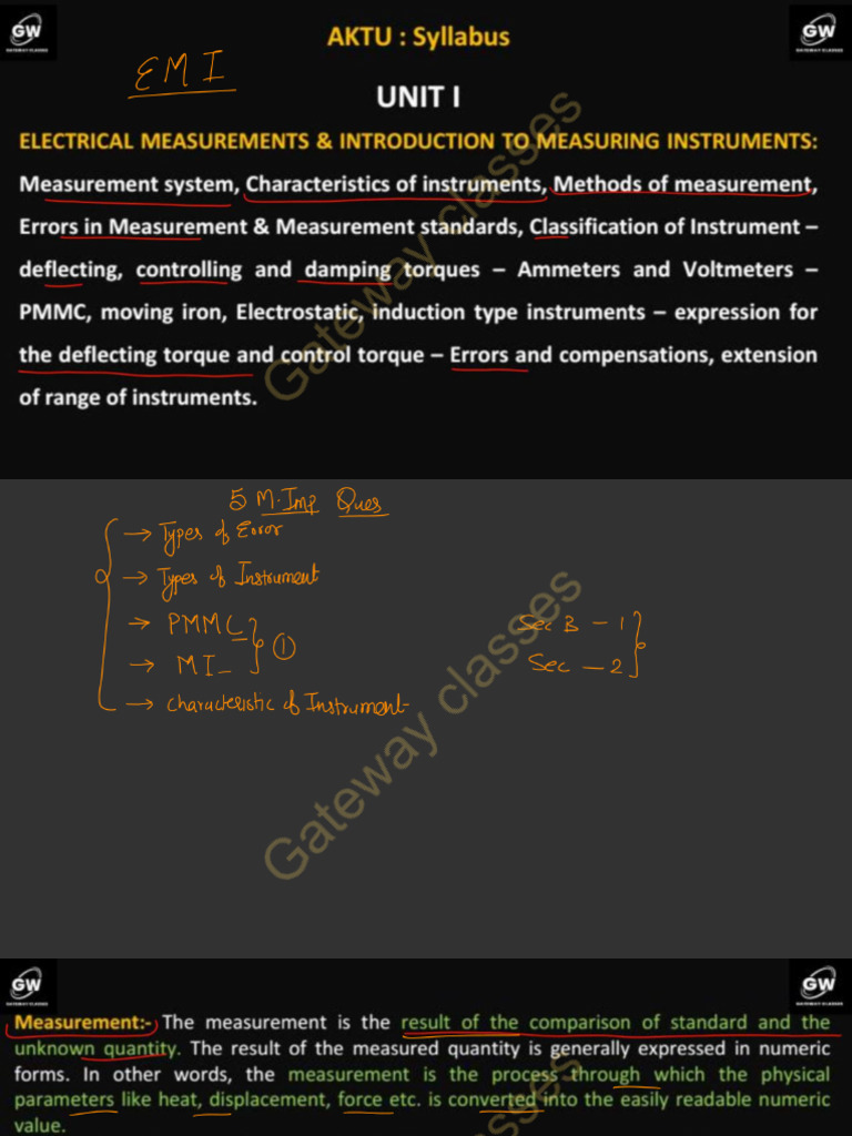 EMI U-1 ONE SHOT Gateway Classes | PDF