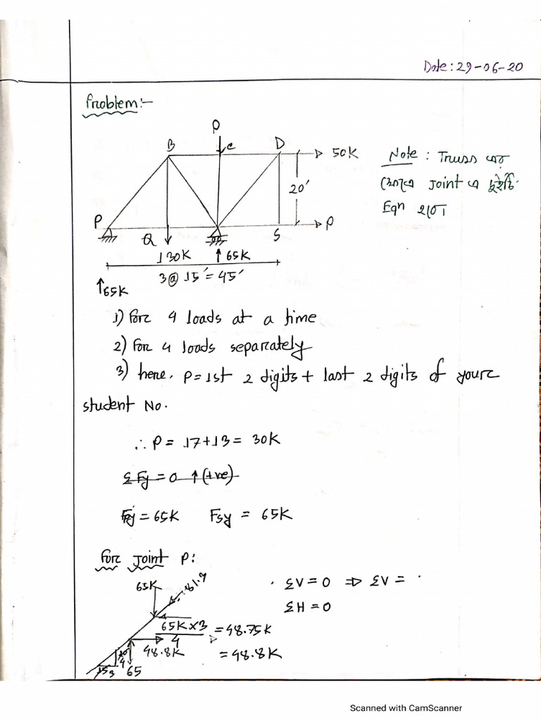 CE 313 - Structure-2@Tofazzal Vai | PDF