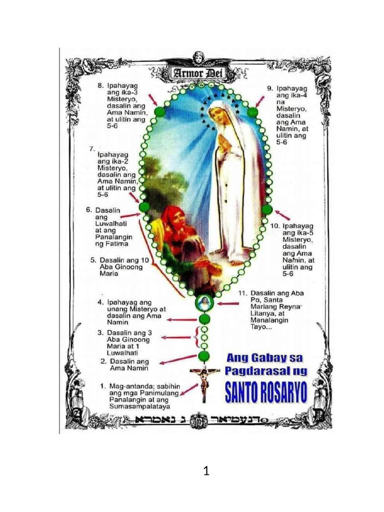 Ang Santo Rosaryo A5 Size | PDF