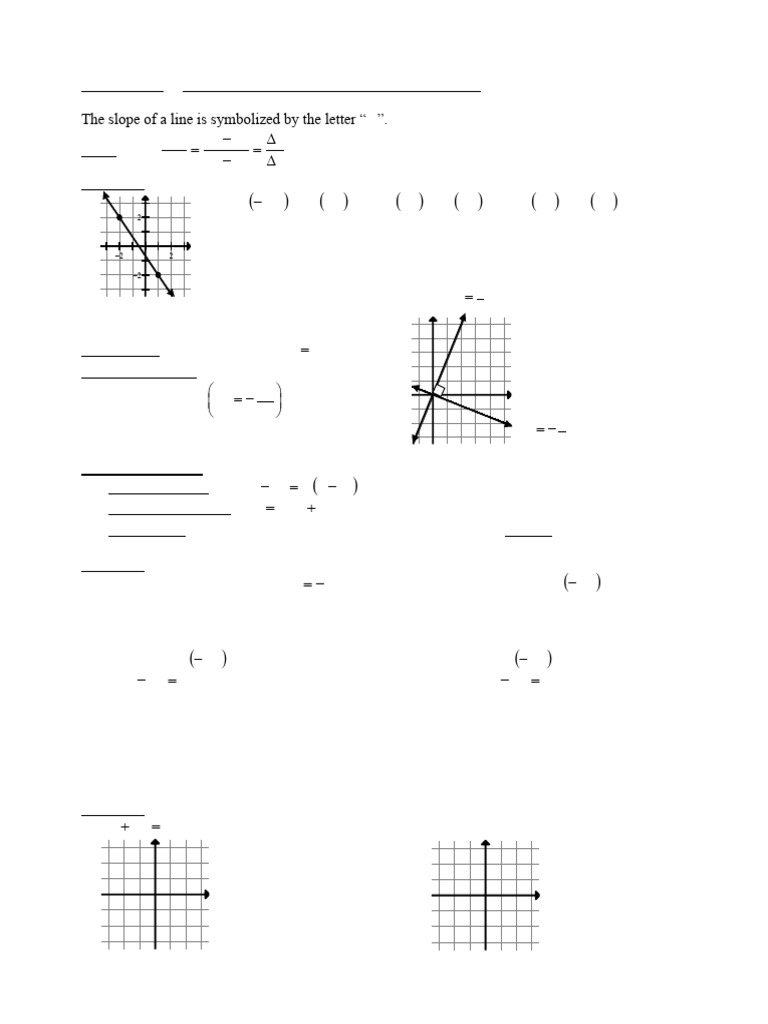 Essen._Early_Unit_0 | PDF | Function (Mathematics) | Slope