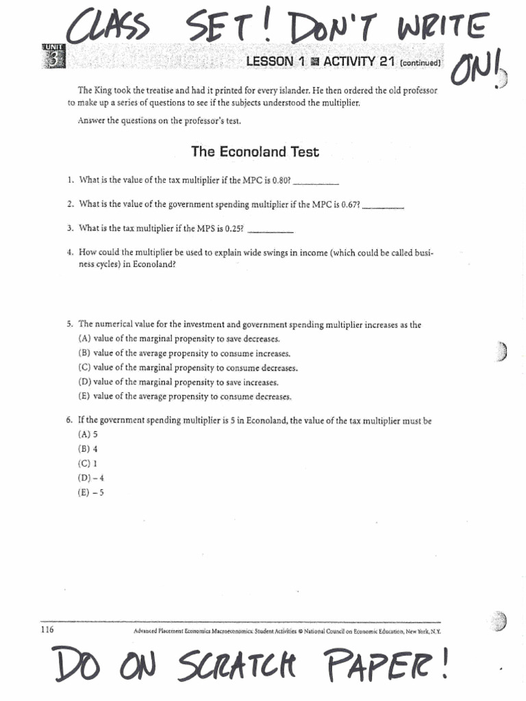 Multipliers Practice Worksheet | PDF