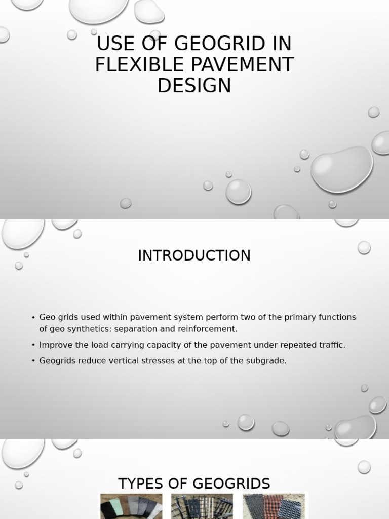 Use of Geogrid in Flexible Pavement Design by Naveen | PDF