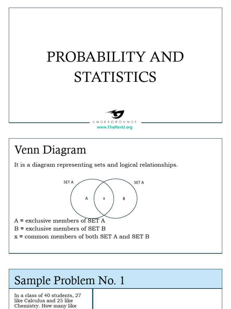 Prob Stat 1 Pdf Mode Statistics Variance