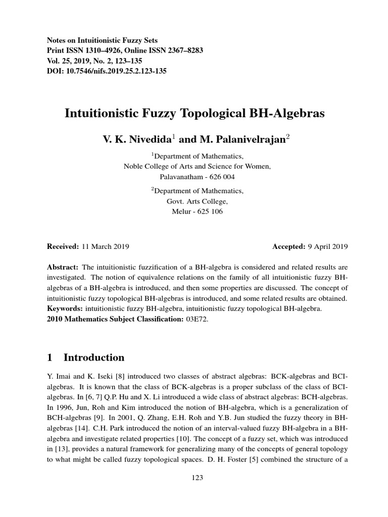 NIFS-25-2-123-135 | PDF | Function (Mathematics) | Mathematical Concepts