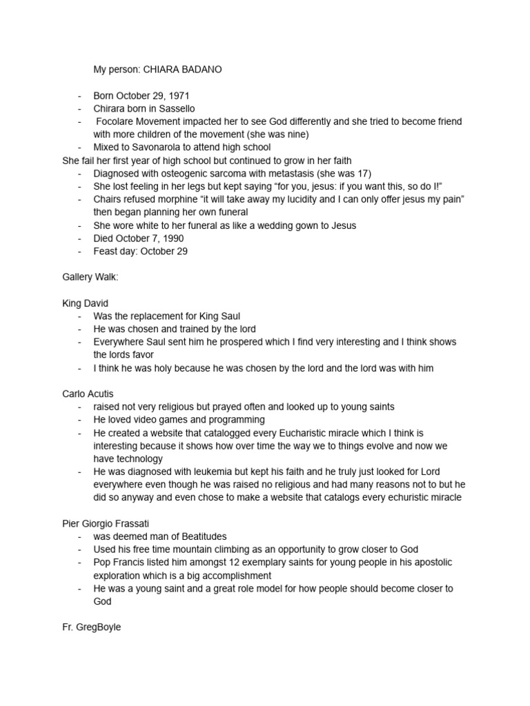 Christian Living Notes On Person | PDF | Religious Belief And Doctrine