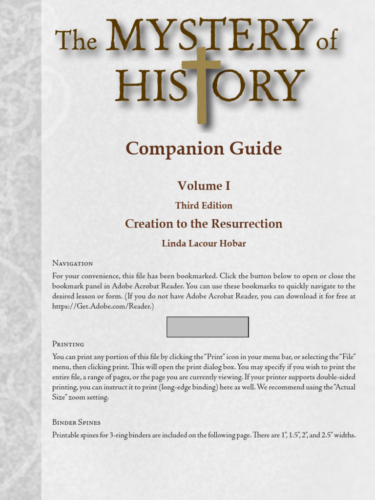 The Mystery of History, Volume I, 3rd Edition, Companion Guide (2021 ...