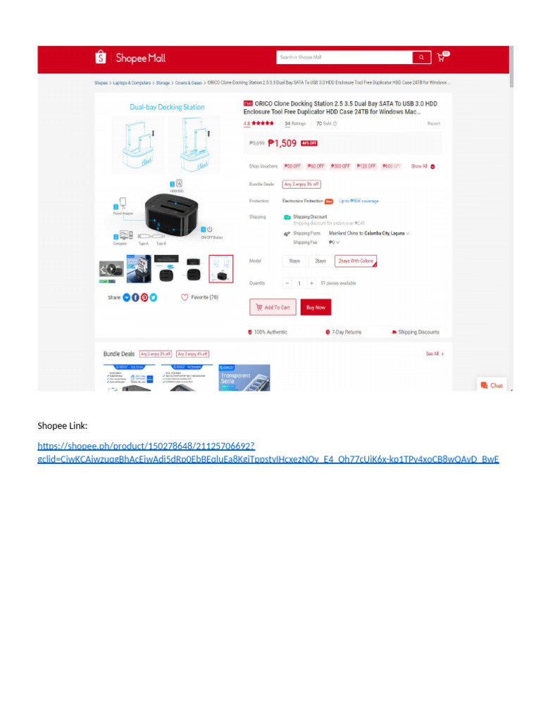 Buy Product on Shopee Now | PDF