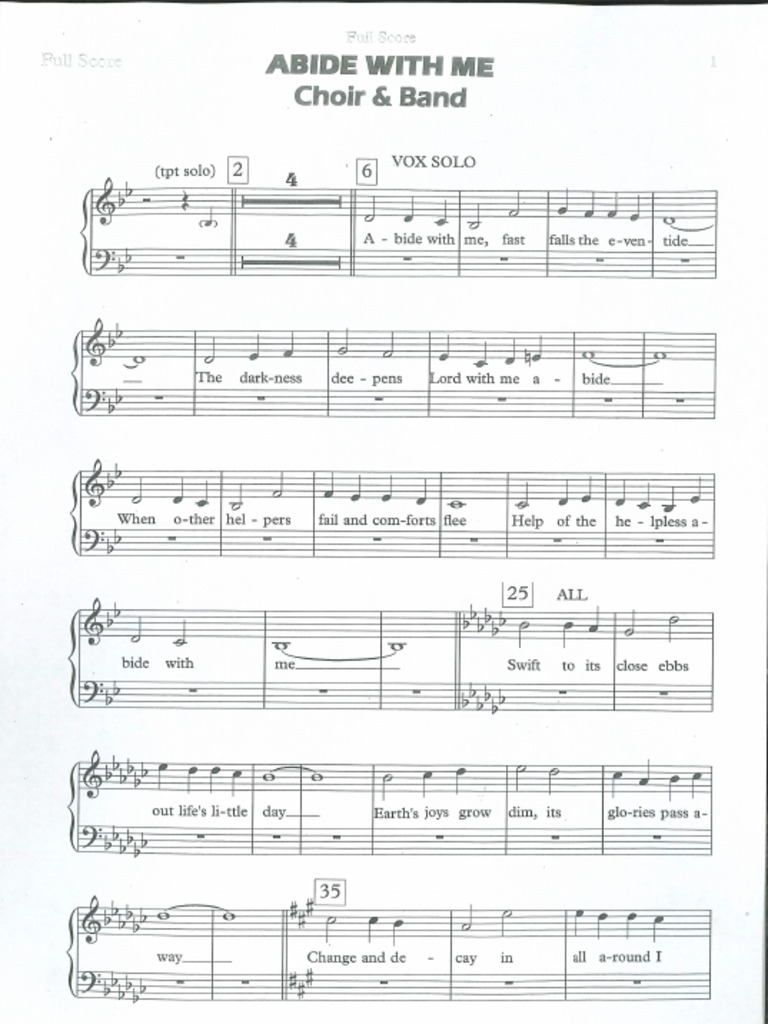 Abide with Me | PDF