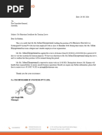 Company Dispatch Letter for Visa | PDF