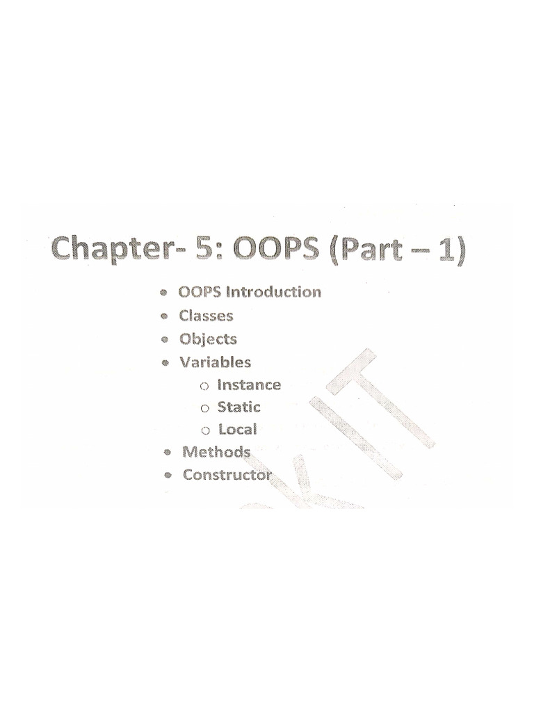 Oops - 1-1 | PDF