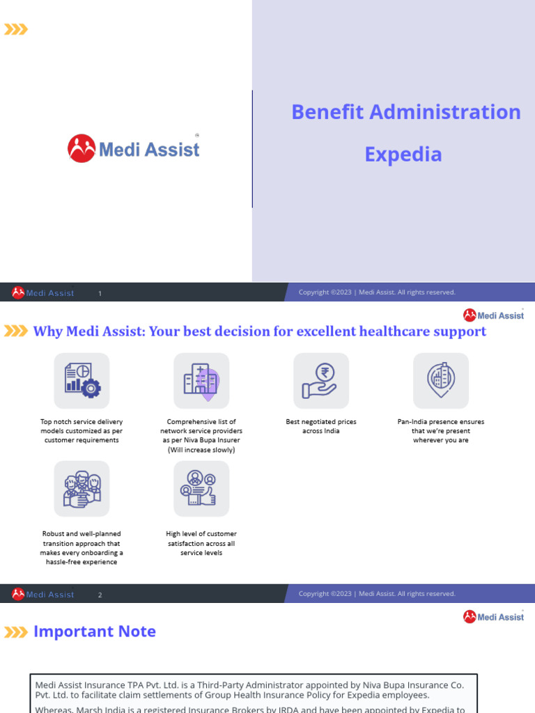 Medi Assist Presentation - Expedia For Session | PDF | Software | Computing