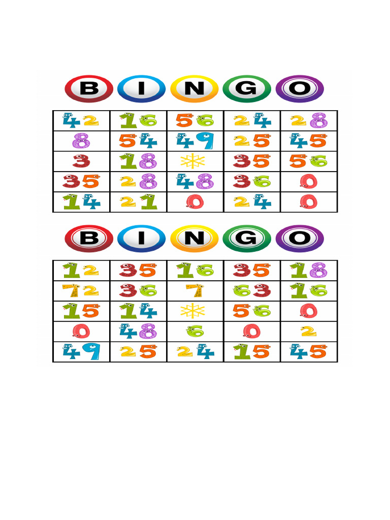 Free Printable Number Bingo Cards - 183772.png | PDF