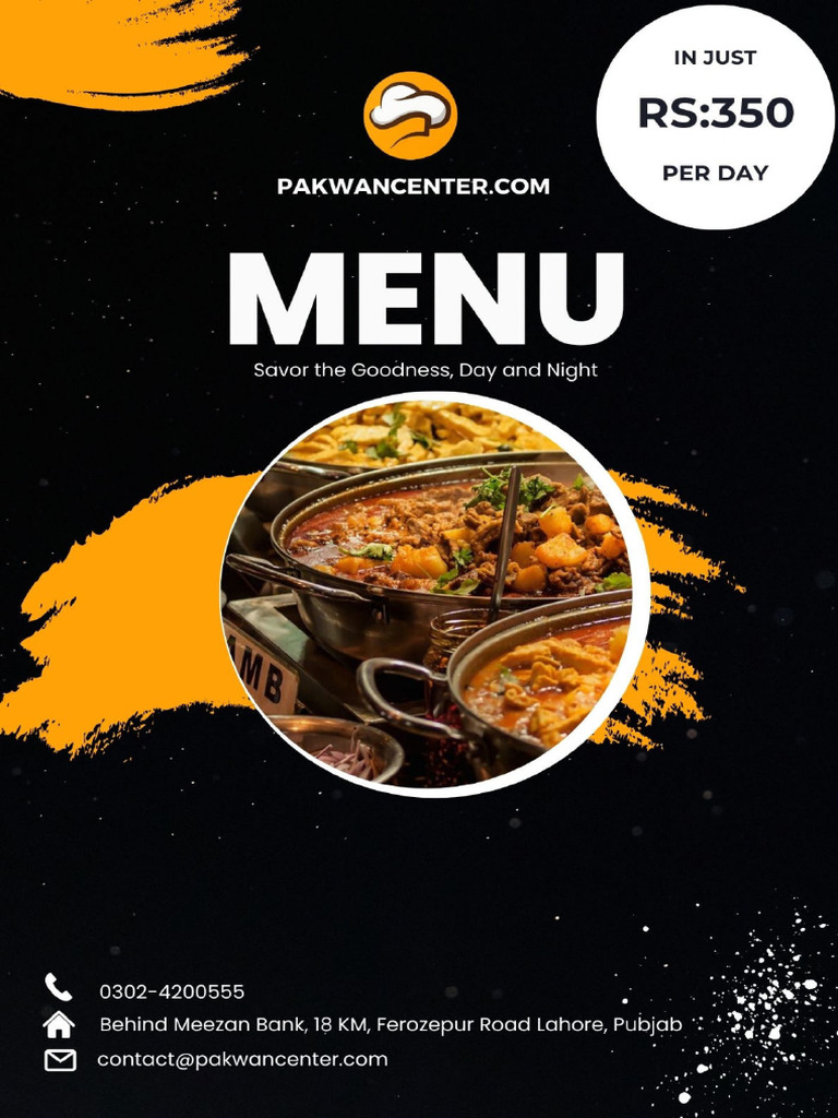 Pakwan Menu | PDF