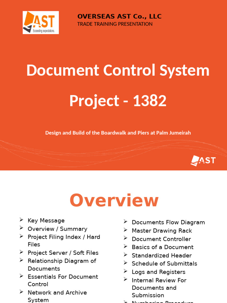 1382-Document Control Presentation | PDF | Computing