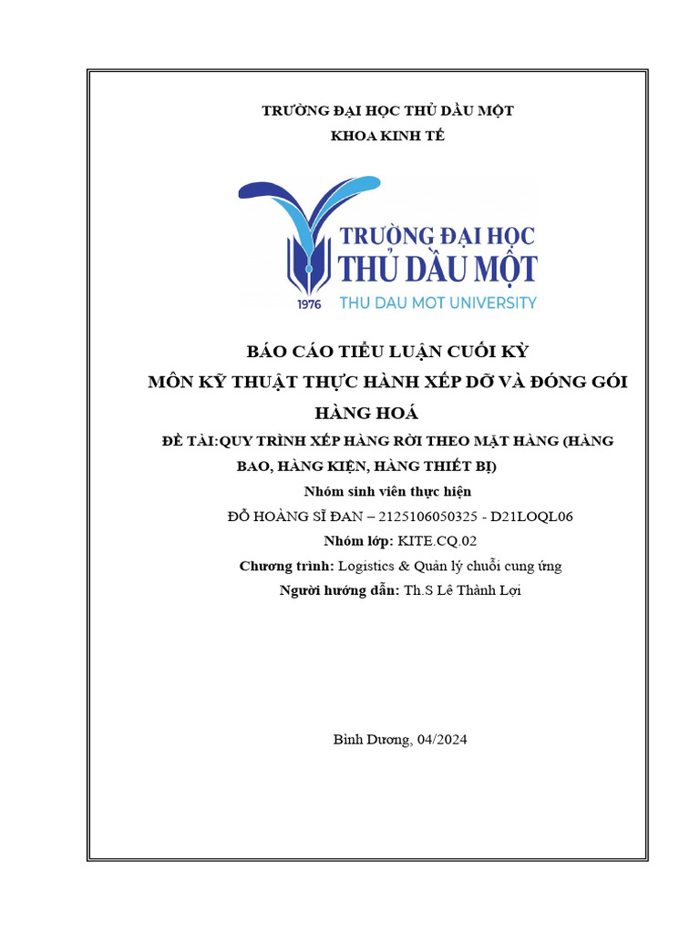 THKTXD - Kite - TH.03 - Đ Hoàng Sĩ Đan - 2125106050325 - D21loql06 | PDF