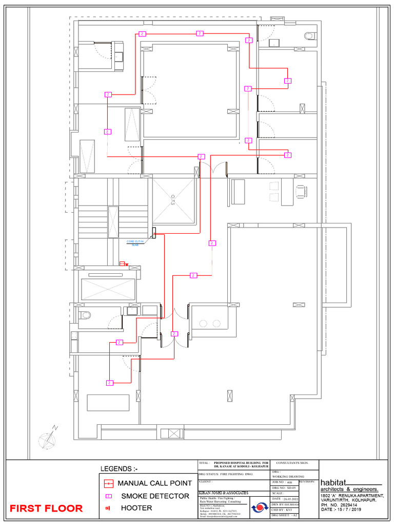 408 - Sd-05-Fire Fighting Layout Kanase Hospital | PDF