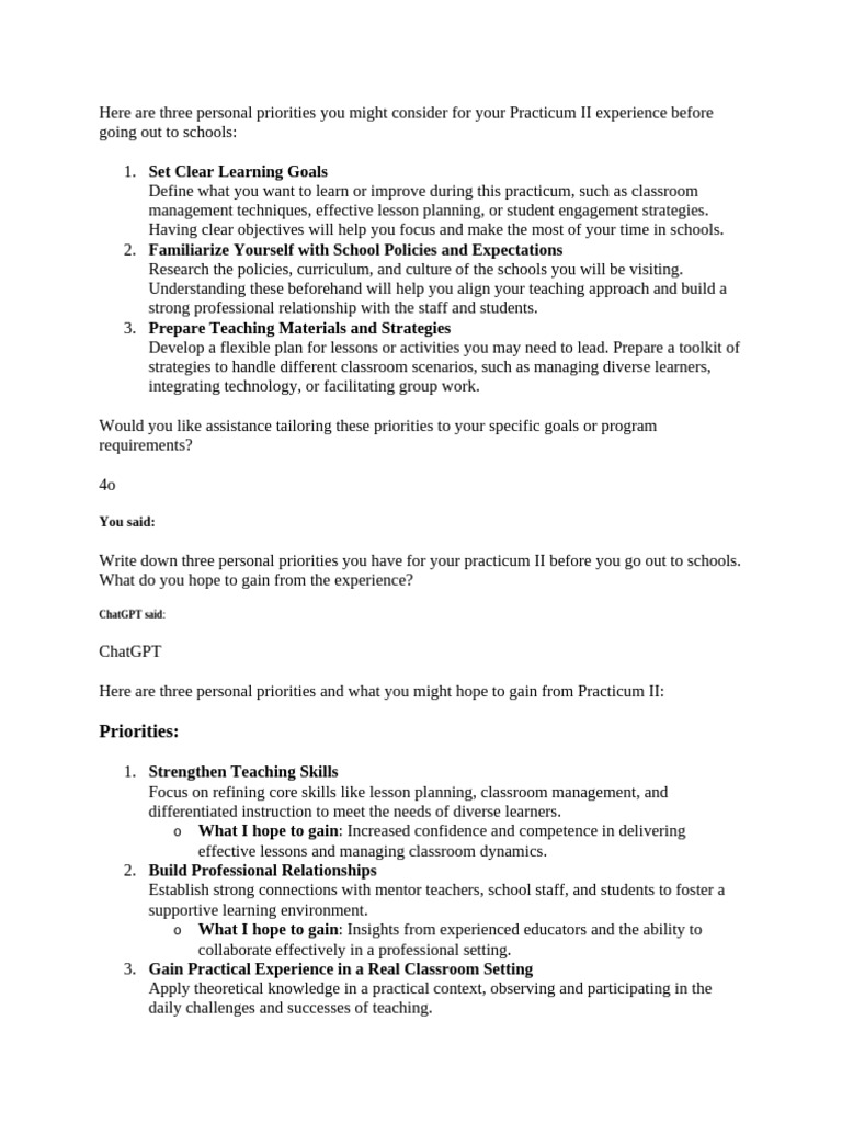practicum II | PDF | Learning | Cognitive Science