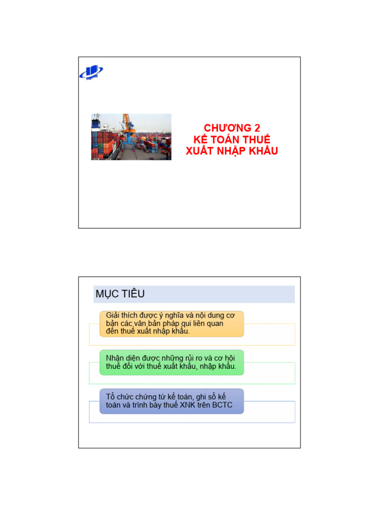 Chuong 2 - Ke Toan Thue XNK | PDF