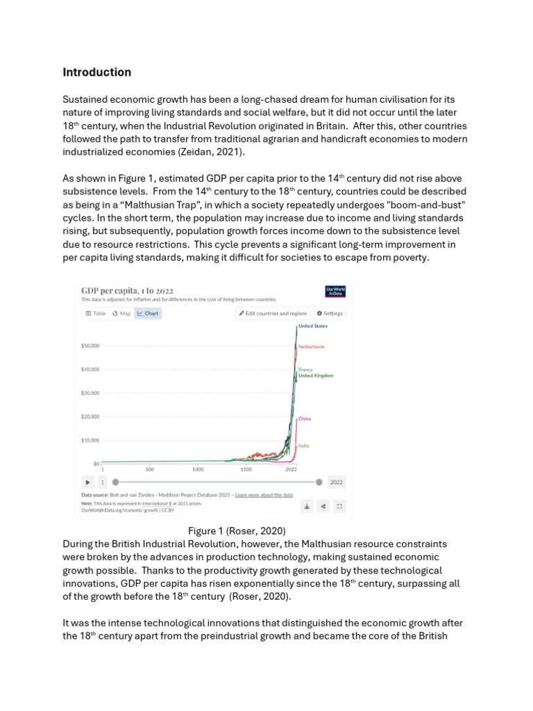 The Factor Price Induction of British Industrial Revolution | PDF ...