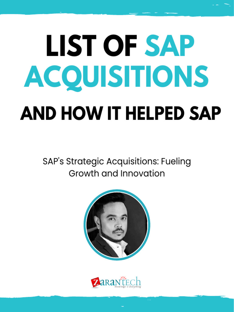 List of SAP Acquisitions and How It Helped SAP | PDF | Internet Of ...