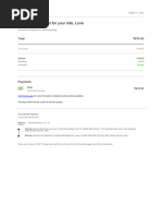 Uber Rideshare Receipt Generator 2 | PDF