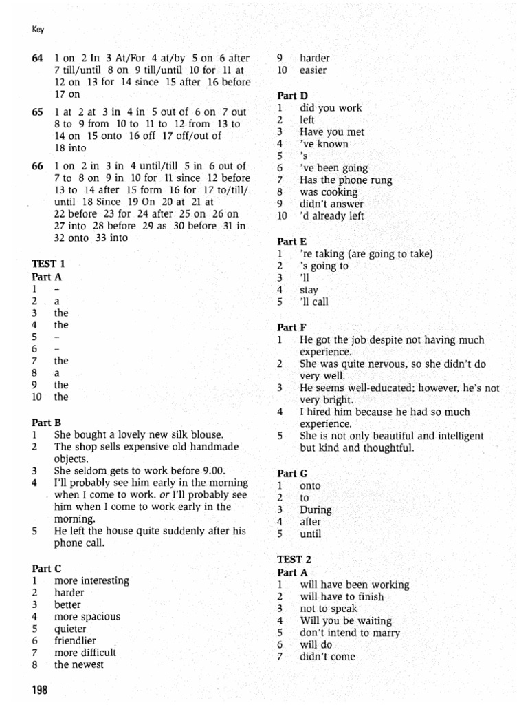 (KEY) Grammar - Practice - For - Upper - Intermediate | PDF