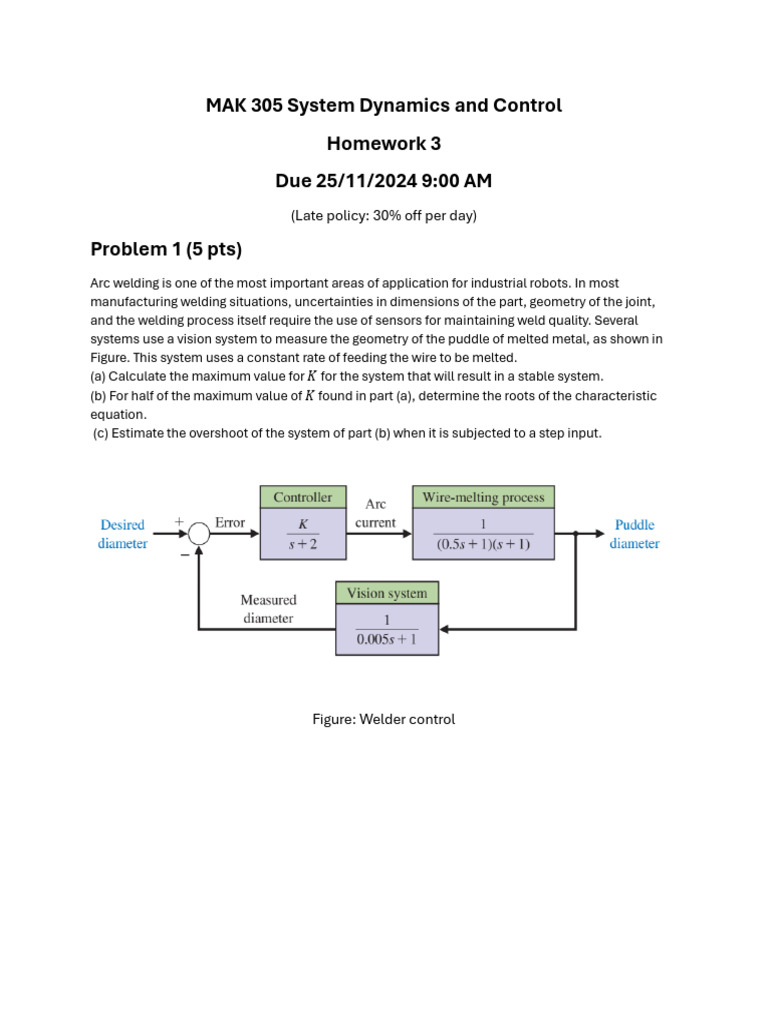 MAK 305 HW3 | PDF | Welding | Construction