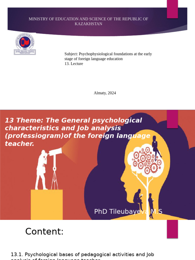 13. Lecture 2024 | PDF | Constructivism (Philosophy Of Education) | Behaviorism