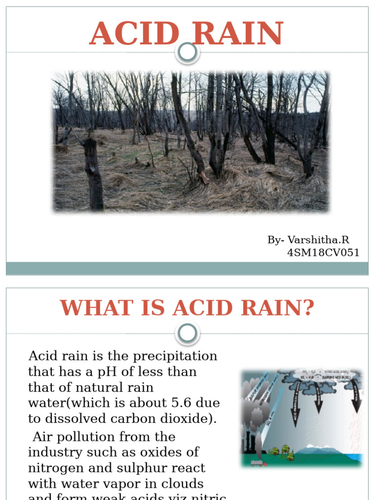 Acid rain | PDF | Soil | Earth Sciences