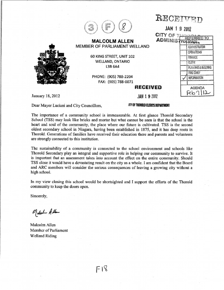 Importance of Thorold Secondary School | PDF