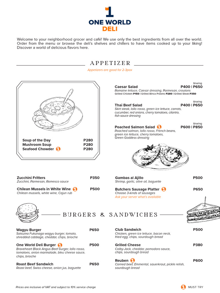 Menu Moa Portrait Jul19 | PDF | Hamburgers | Sushi