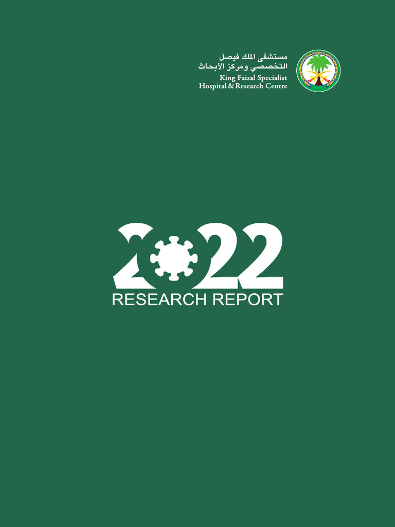 KFSH&RC 2022 Research Report Overview | PDF | Cancer | Biomarker