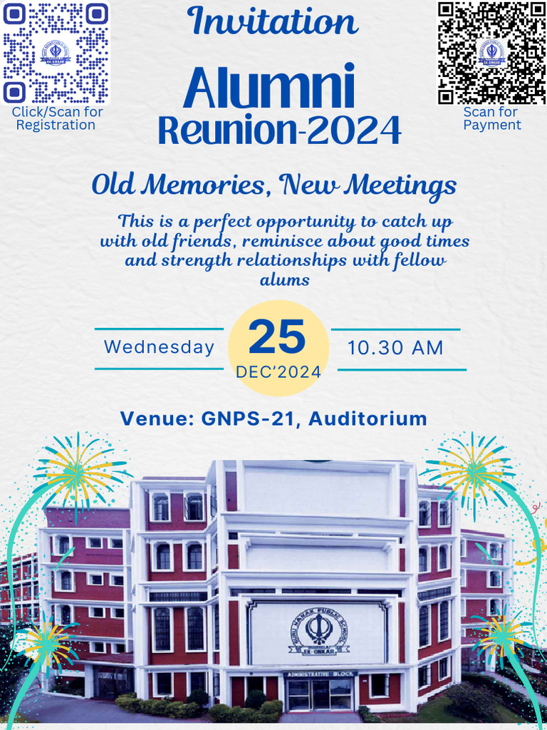 GNPS-21 Alumni Reunion Invitation. | PDF