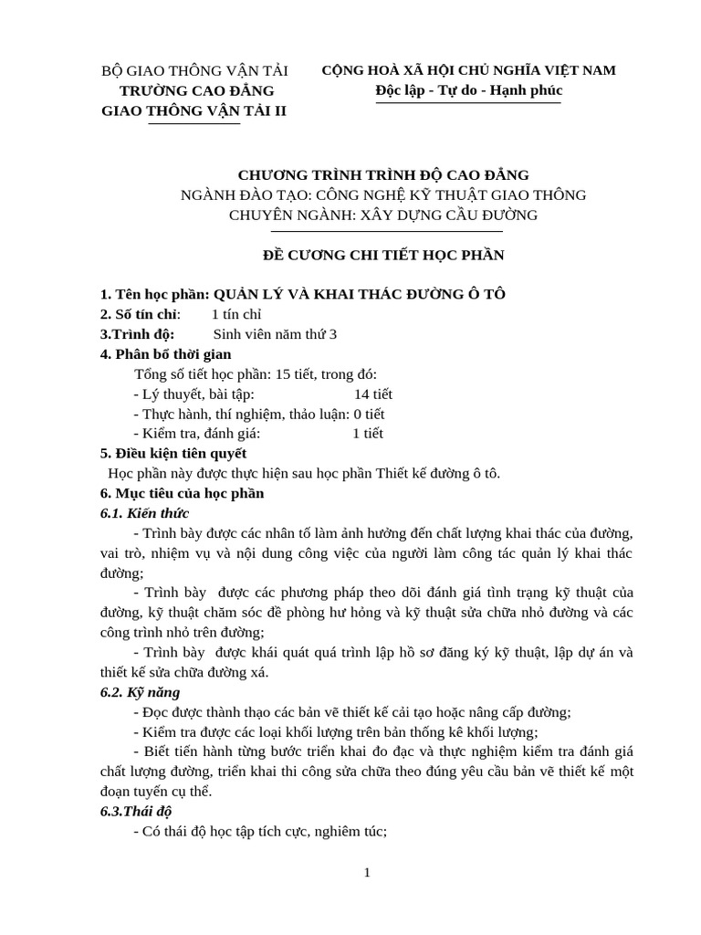 35.Quản lý và khai thác đường C Th Nga 15t | PDF