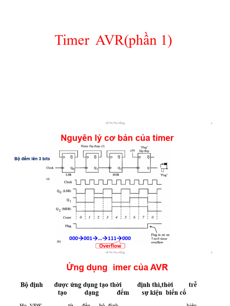 Timer AVR (Phần 1) | PDF