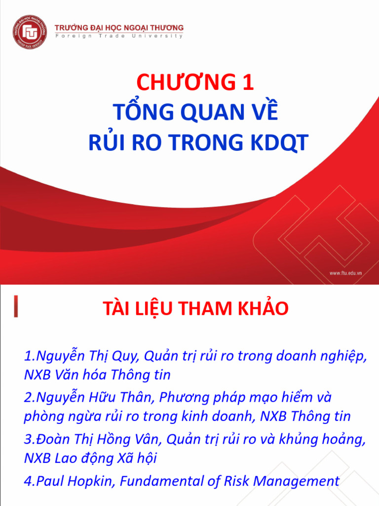 1.QLRR KDO402 - Ch1 - Slides For Students | PDF