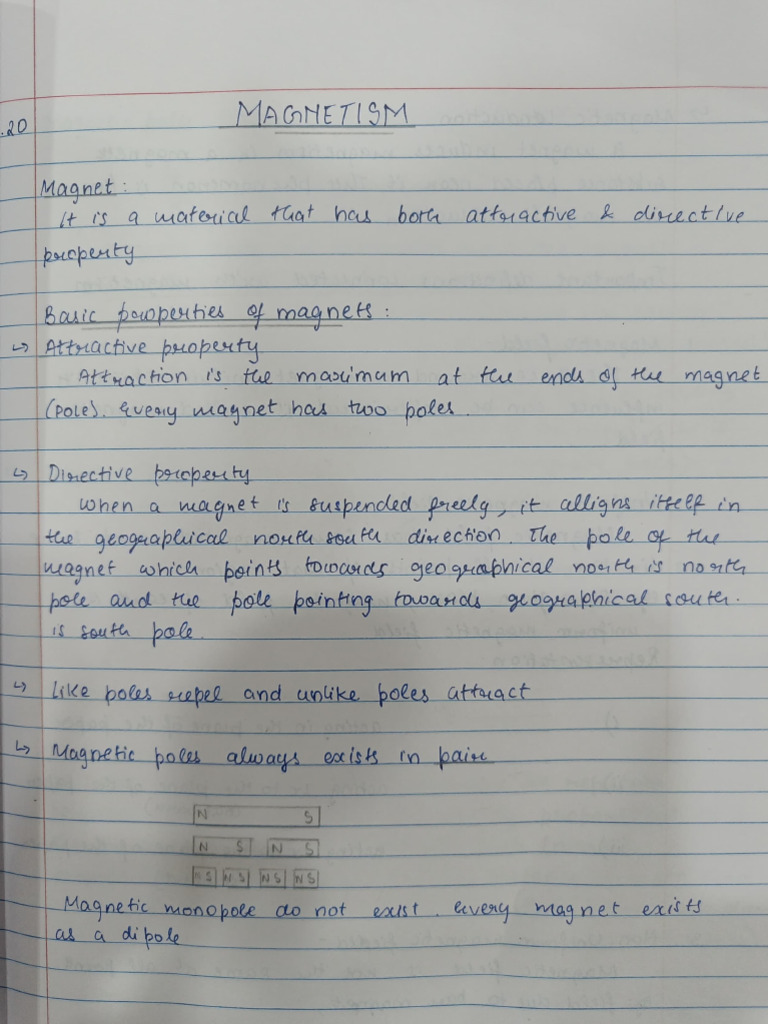Ch 5 Part 1 Magnetism & Matter | PDF | Electromagnetism | Materials Science