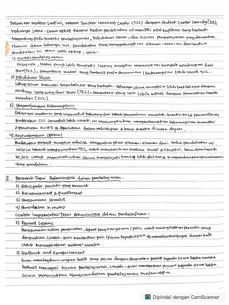 UTS Strategi Pembelajaran No.2 | PDF