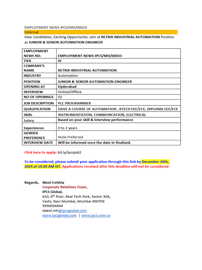 Retrix Industrial Automation - 00033 | PDF