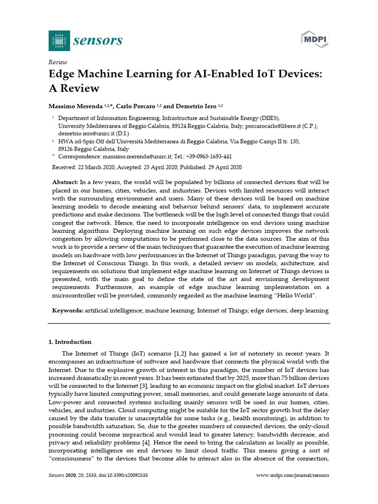 Edge_Machine_Learning_for_AI-Enabled_IoT_Devices_A (1) | PDF | Artificial Neural Network | Deep ...