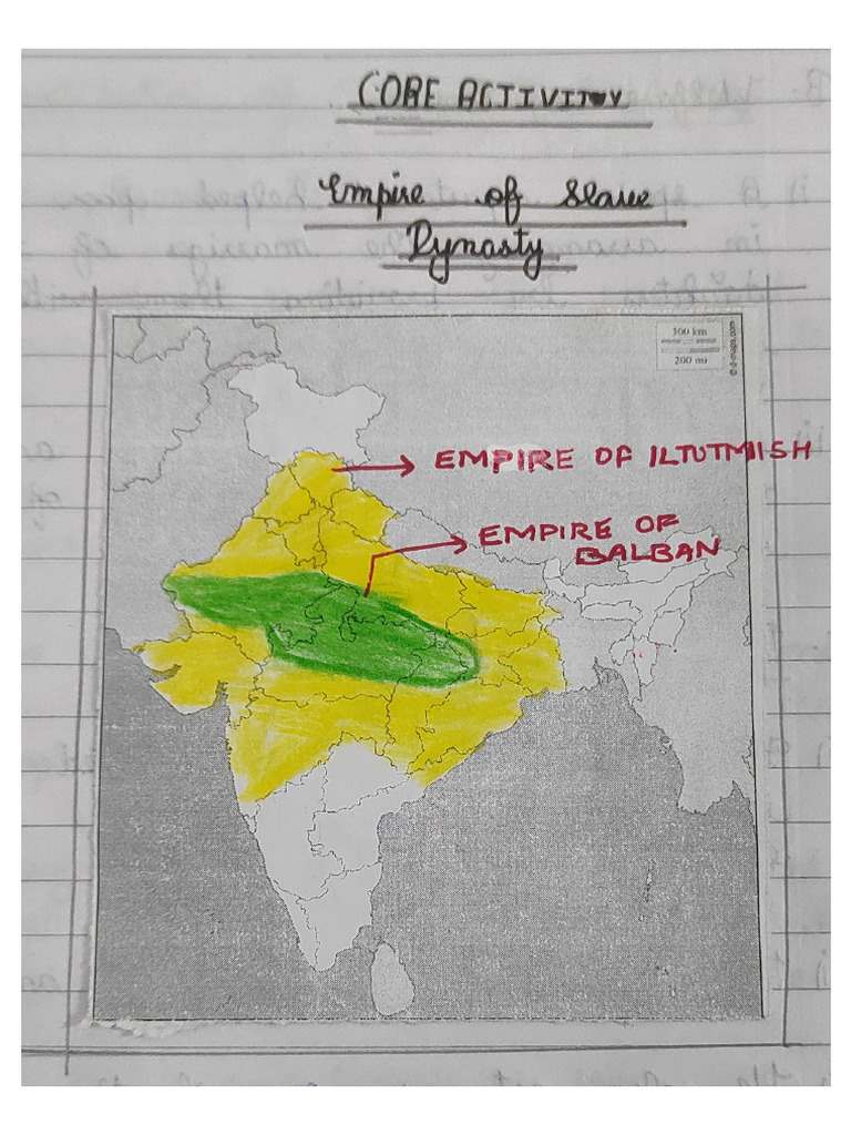 Mapwork History CH 3 Delhi Sultanate | PDF
