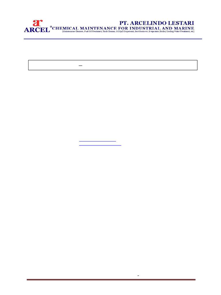 01 Arcel Aquadest | PDF