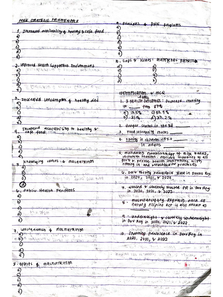 PHN 1.1 Answer Key | PDF