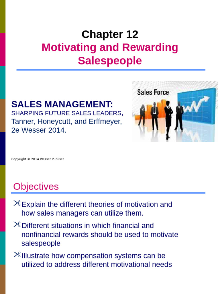 Sales MGM - Ch12 - Motivating & Rewarding (Autosaved) | PDF | Motivational | Motivation