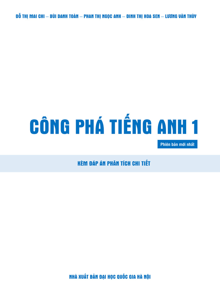Công Phá Tiếng Anh 1 | PDF