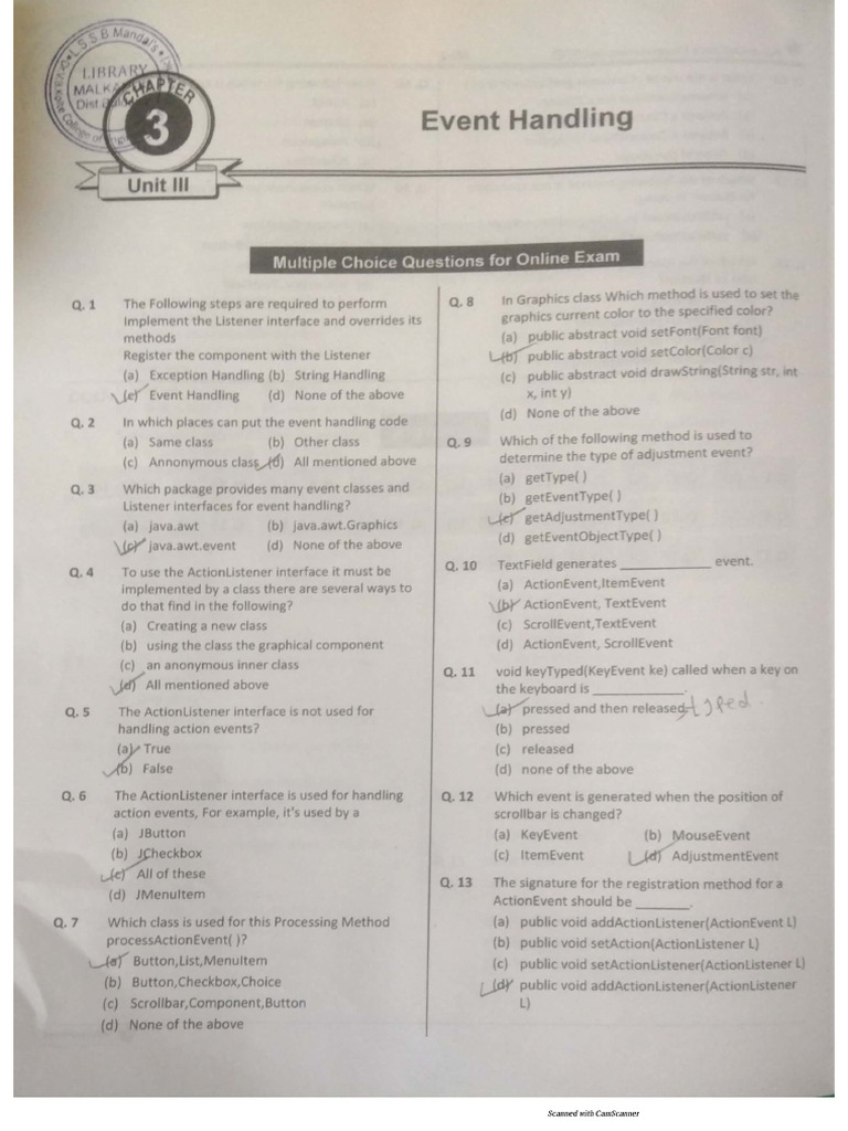 Ajp 3 and 4 Chapter Mcq[1] | PDF