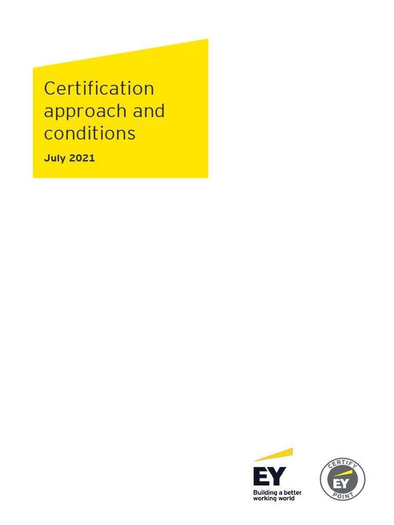 EY CertifyPoint: Ensuring Excellence in Certification Services | PDF ...