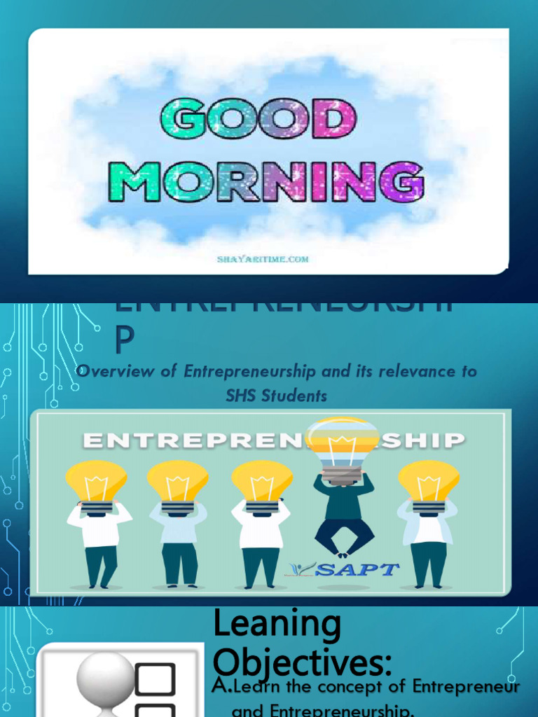 Entrep.-Q1-Module-1-Overview-of-Entrepreneurship-Relevance-of-the-course | PDF ...